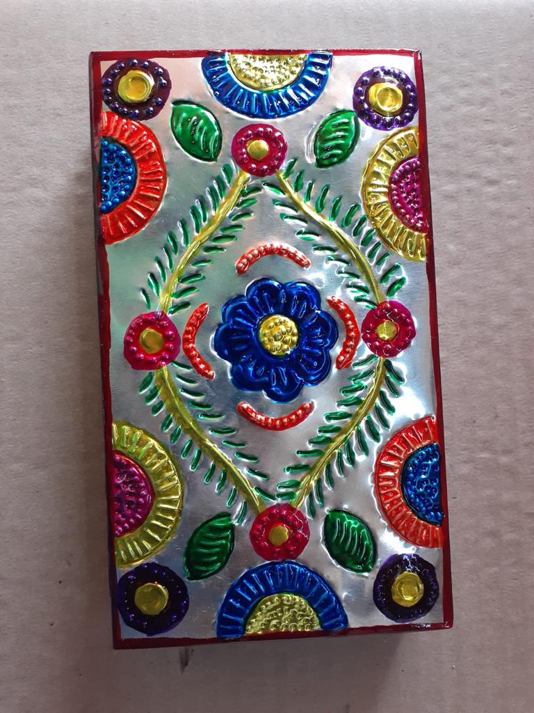Set of 120 painted tin boxes – Mexico2Us